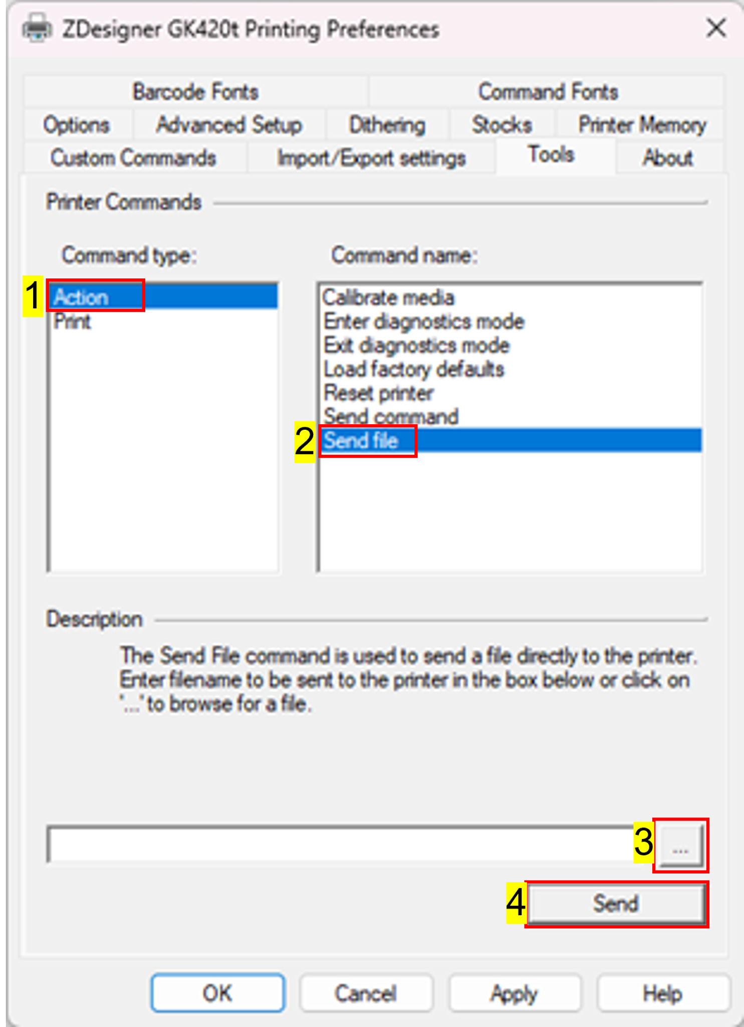 How to Send ZPL Commands to a Zebra GK420t Printer - Tamir Mironov