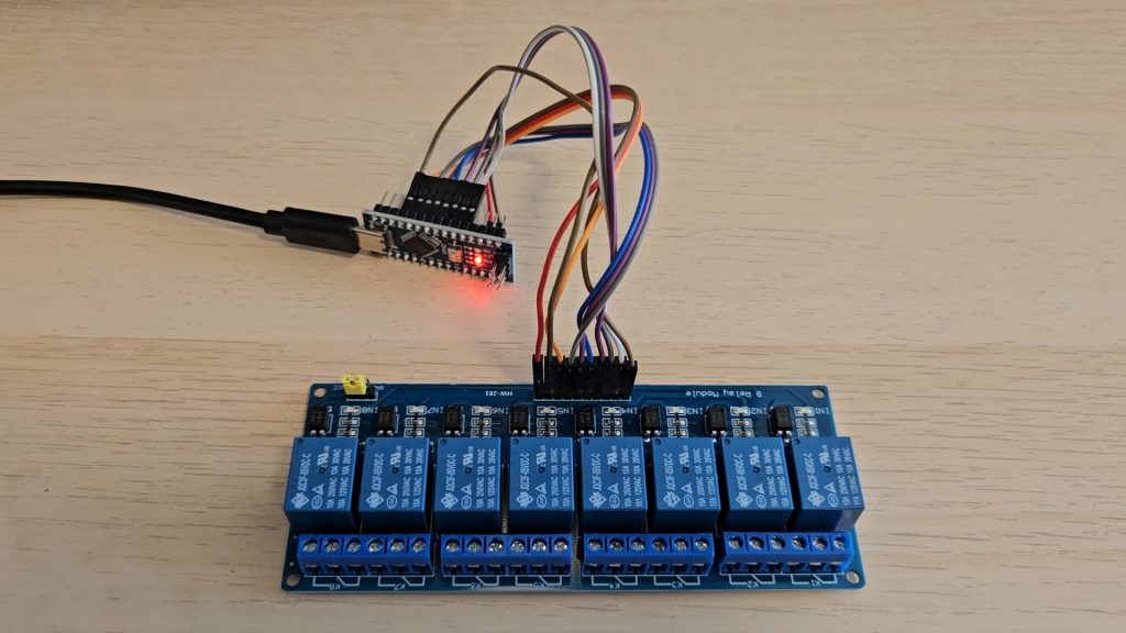 Controlling an 8-Channel Relay with Arduino Nano - Tamir Mironov